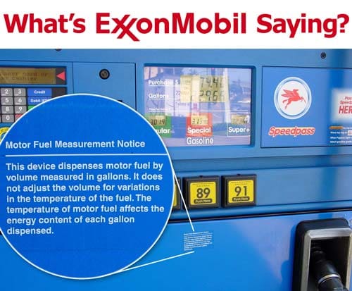 ExxonMobil's Pump Labels Are Clue to "Hot Fuel" Ripoff; - Consumer Watchdog